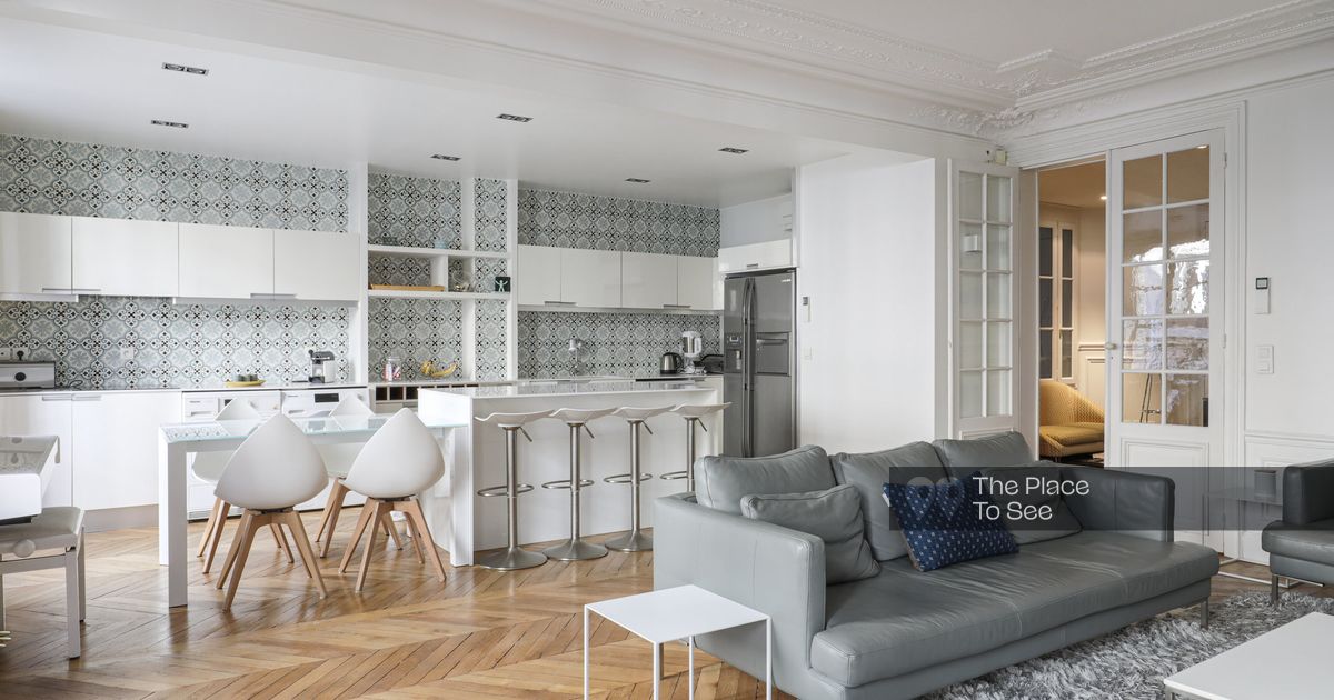 Haussmannian apartment with open-plan kitchen | The place to see