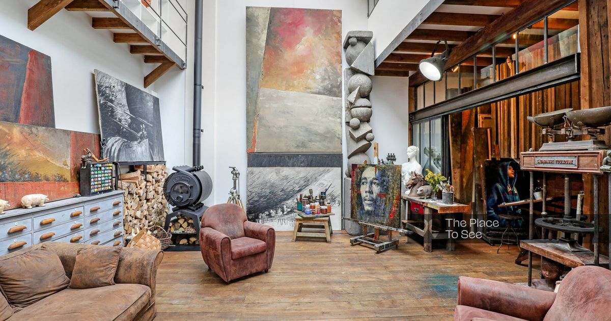 Artist's studio with a country feel just outside Paris | The place to see