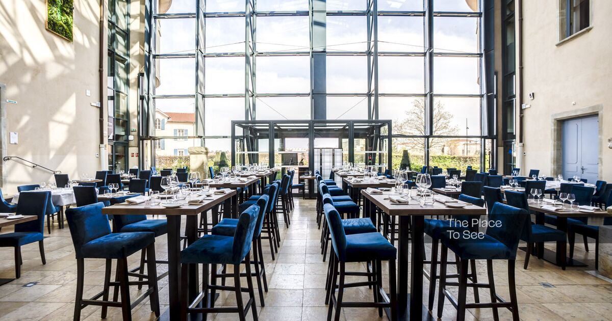 Lyon castle with glass roof and several large spaces for professional ...