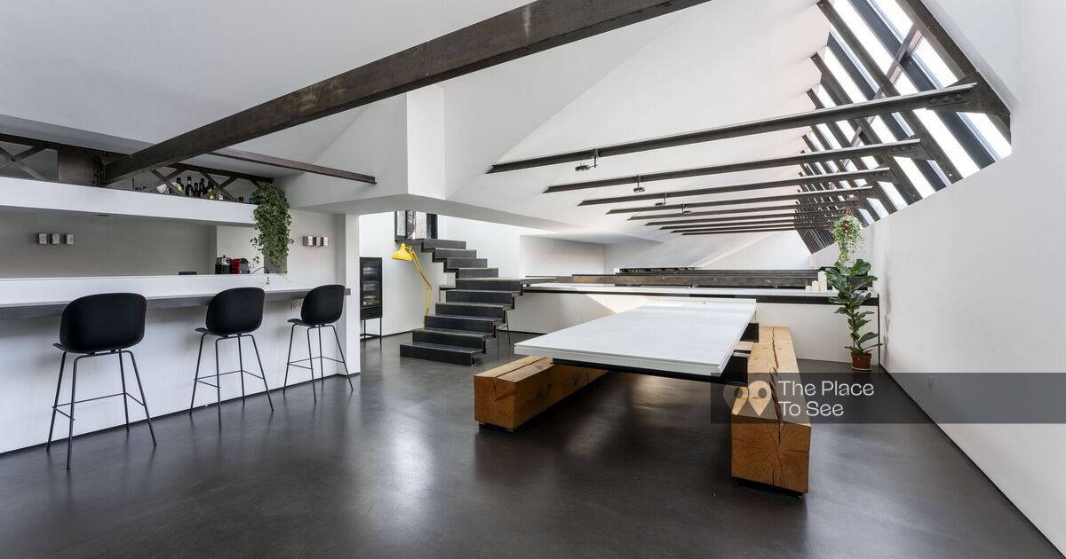 Modern workspaces with glass roofs