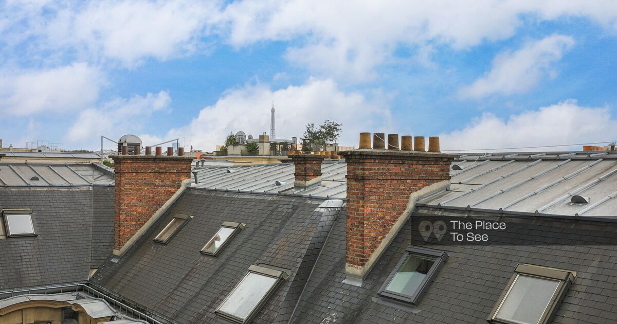 One-bedroom attic apartment under the roofs of Paris | The place to see